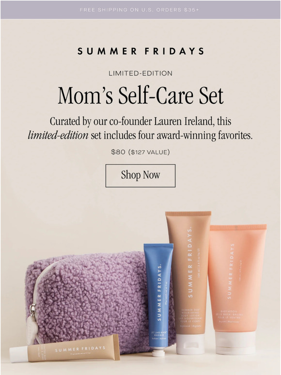 Summer Fridays: Limited-Edition Mother's Day Set | Milled
