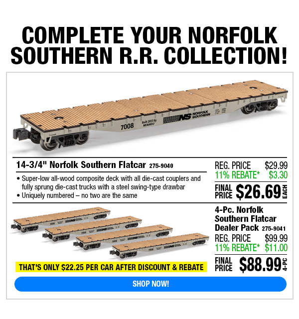 Menards: New! Norfolk Southern Boxcar & Tank Car! | Milled