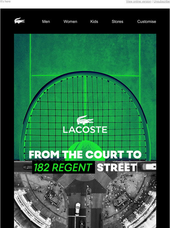 Lacoste: Discover our new flagship in London | Milled