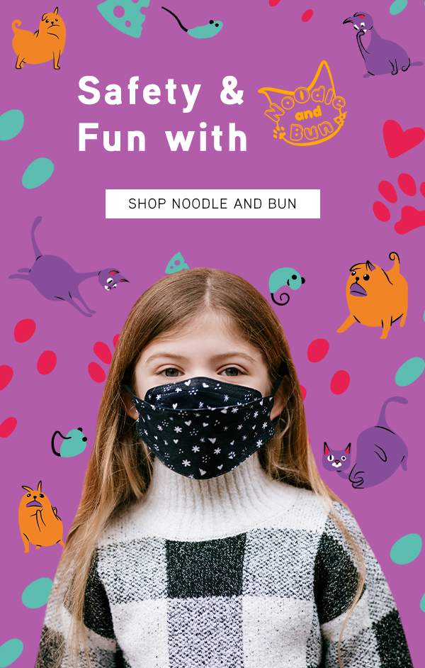 ShopVida: Head Back to School in New Noodle and Bun Kids’ KN95 ...
