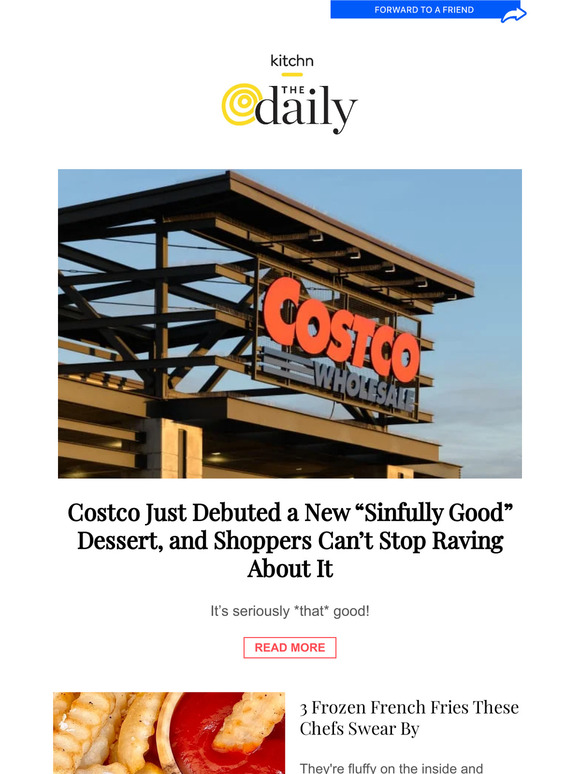 Kitchn: Costco's New Ridiculously Good Dessert, 3 Frozen French Fries ...