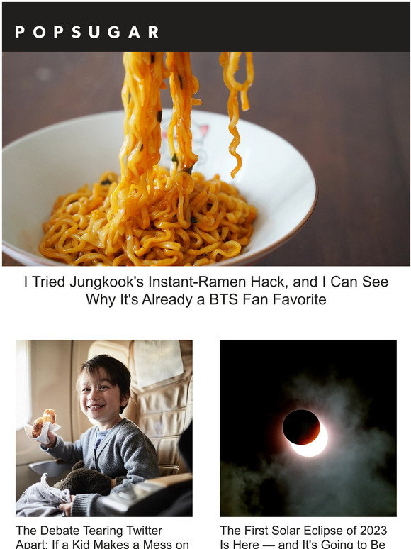 popsugar: I Tried Jungkook's Instant-Ramen Hack, and I Can See Why It's ...