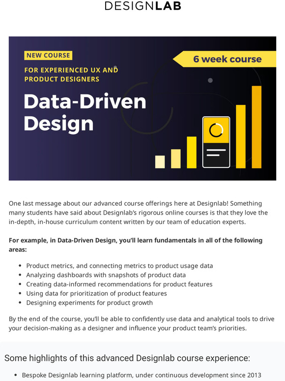 Designlab: Limited spots left: Data-Driven Design | Milled