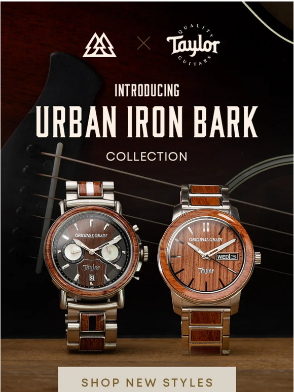 Original Grain: New TAYLOR GUITAR Watches are here | Milled