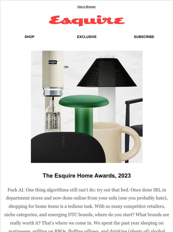 Esquire: 71 Things You Need in Your Home | Milled
