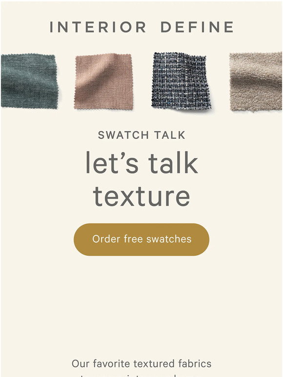 Interior Define: Texture-rich fabrics we love | Milled