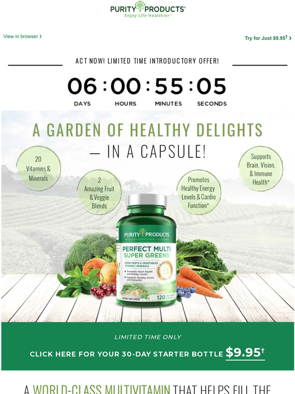 Purity Products: Go Green Every Day! | Milled