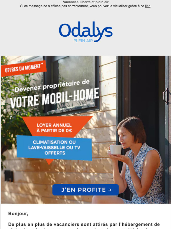Odalys Vacances: ️ Devenez propriétaire de votre mobil-home ! | Milled