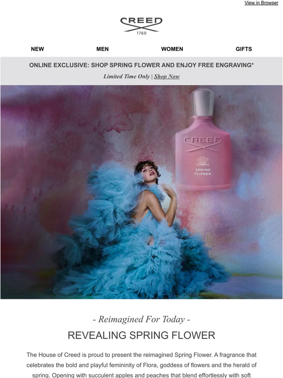 Creed: Revealing Spring Flower | A Timeless Classic Reimagined | Milled