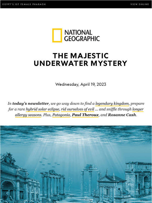 National Geographic: Why we can’t find Atlantis | Milled