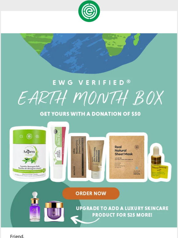 Environmental Working Group: Earth Day clean ingredient gift | Milled