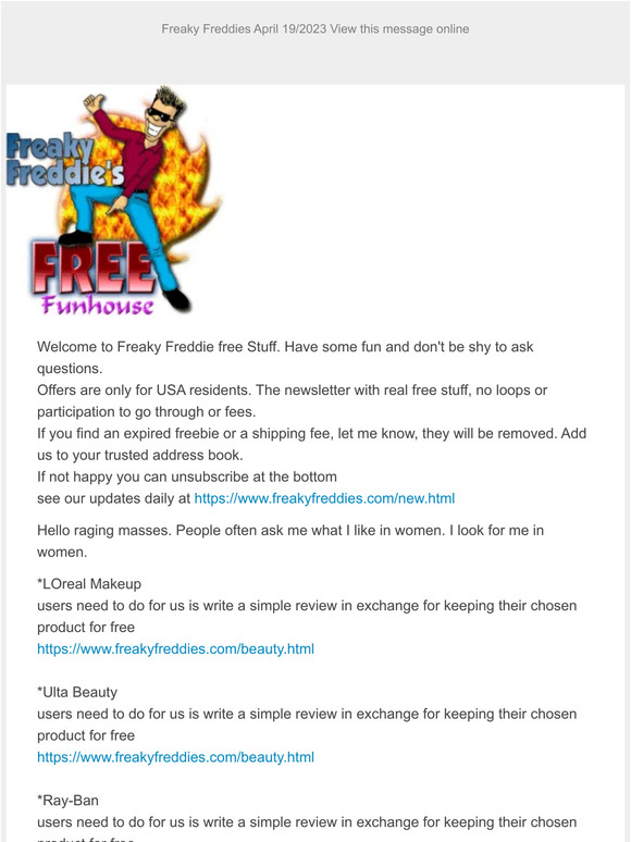 Freaky Freddies: Freaky Freddies Gauze Sample Pack | Milled