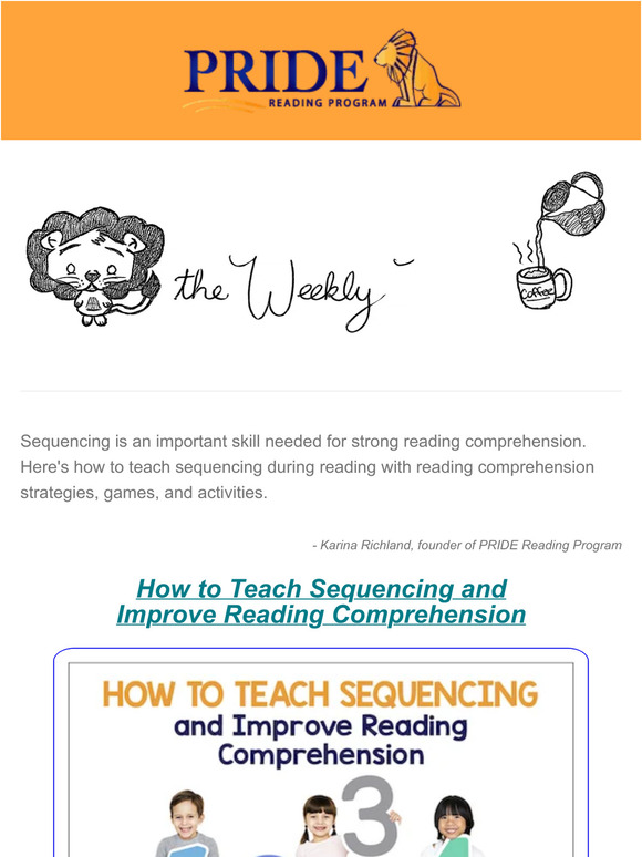 PRIDE Publishing LLC: ️ How to Teach Sequencing and Improve Reading Comprehension | Milled