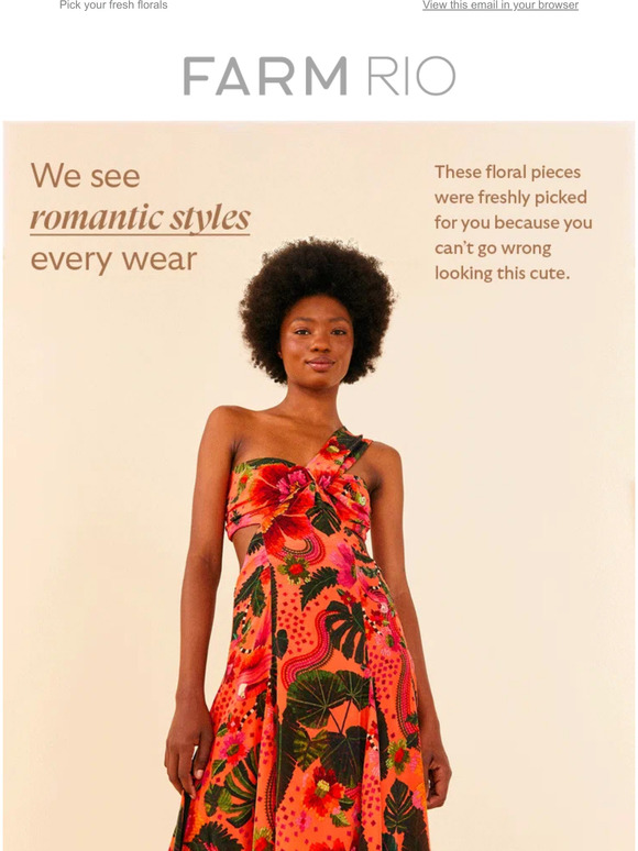 FARM Rio: We see romantic styles every wear | Milled