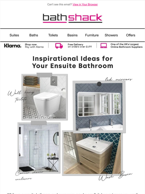 Bath Shack: Inspirational Ideas for Your Ensuite Bathroom 🛀 | Milled