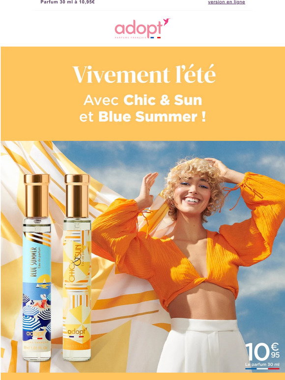 Adopt: Chic & Sun et Blue Summer : les nouveaux parfums printaniers ! 🌻 ...