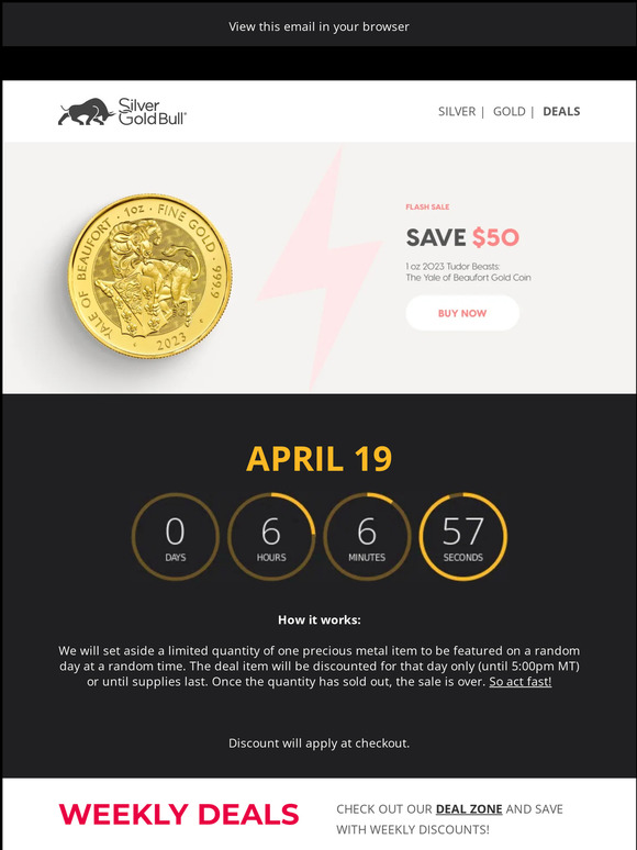 Silver Gold Bull: ⚡Flash Sale: 1 oz 2023 Tudor Beasts: The Yale of ...