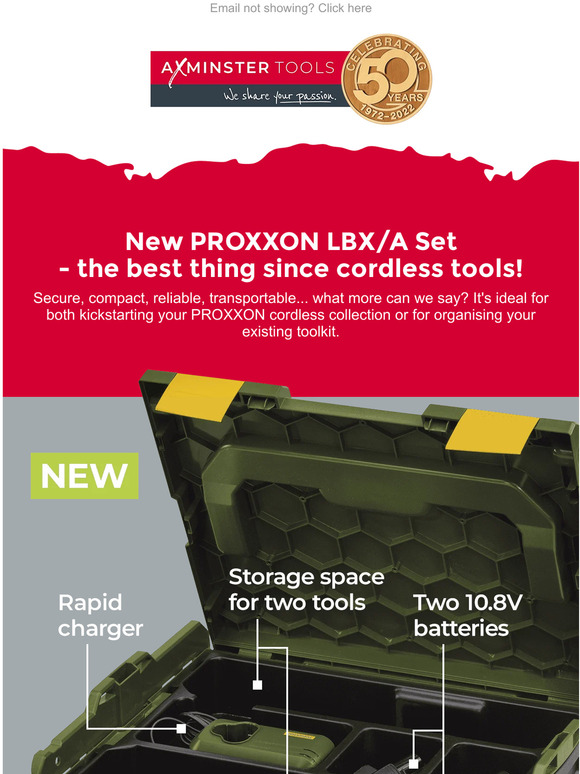 Axminster Tools: New PROXXON L-BOXX set | Milled