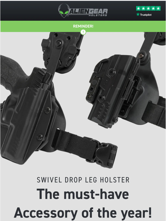 Alien Gear Holsters: Have you seen our new Drop Leg Holster? | Milled
