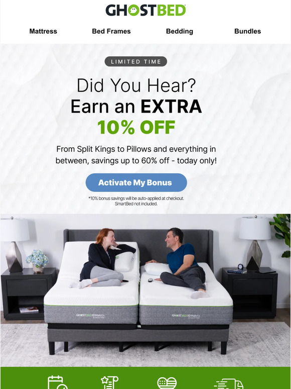 GhostBed: Did you hear??? 👂🏼 | Milled