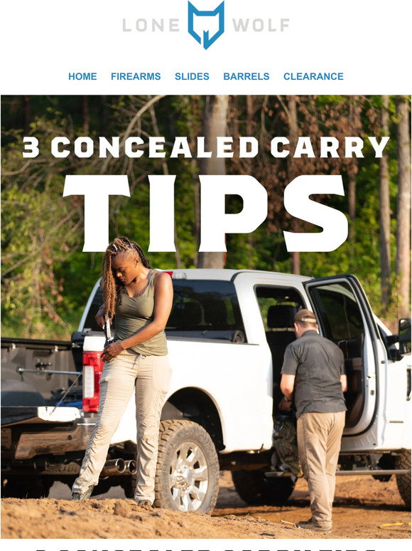 Lone Wolf Distributors: Maximize Your Concealed Carry Confidence 💯 | Milled
