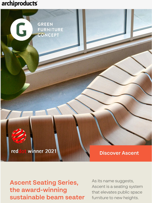 Archiproducts: Ascent Seating Series: the sustainable beam seater by ...