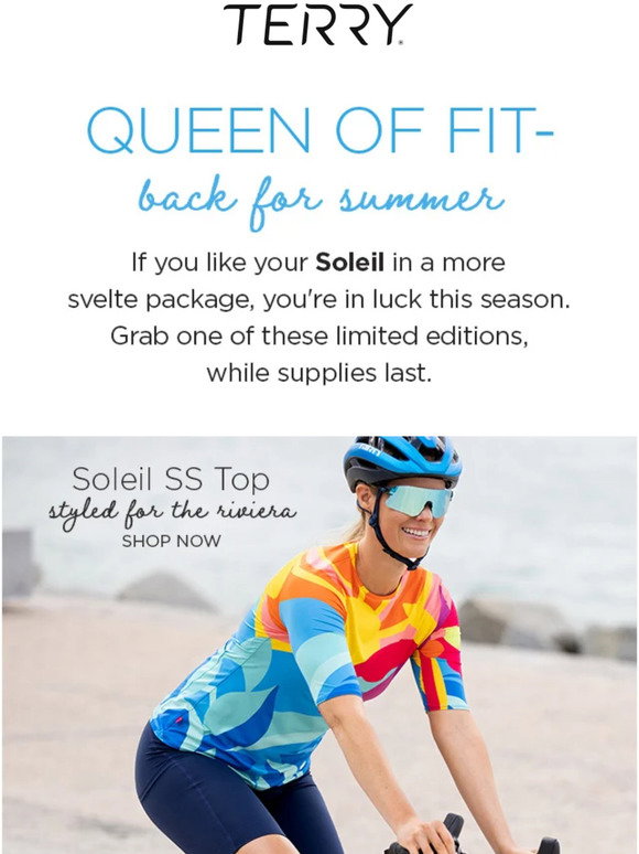 Terry Bicycles: She's Back for Summer – the Svelte Soleil Top | Milled