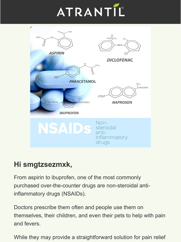 Atrantil: NSAIDs and Your Stomach | Milled