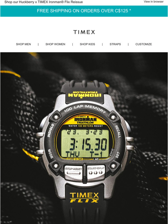 Timex: Limited Edition TIMEX Ironman® Reissue | Run it Back | Milled