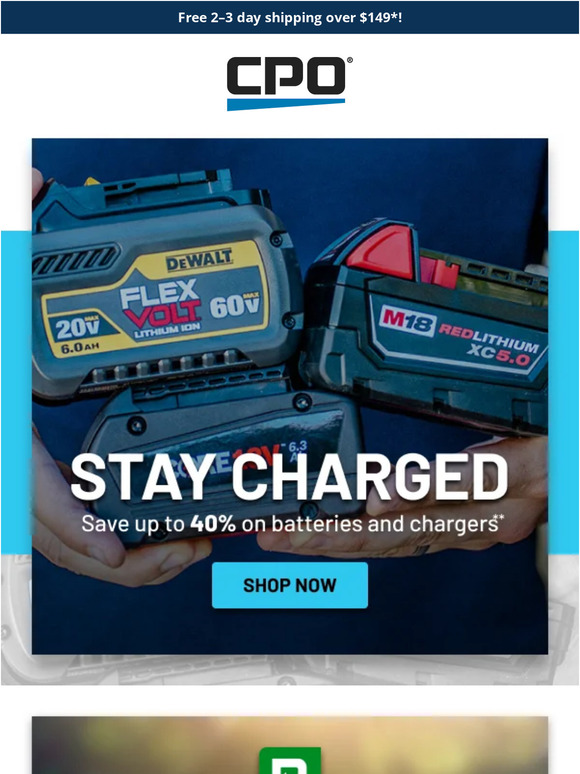 CPO Outlets: Power Up with Battery Savings! Up to 40% Off Batteries ...
