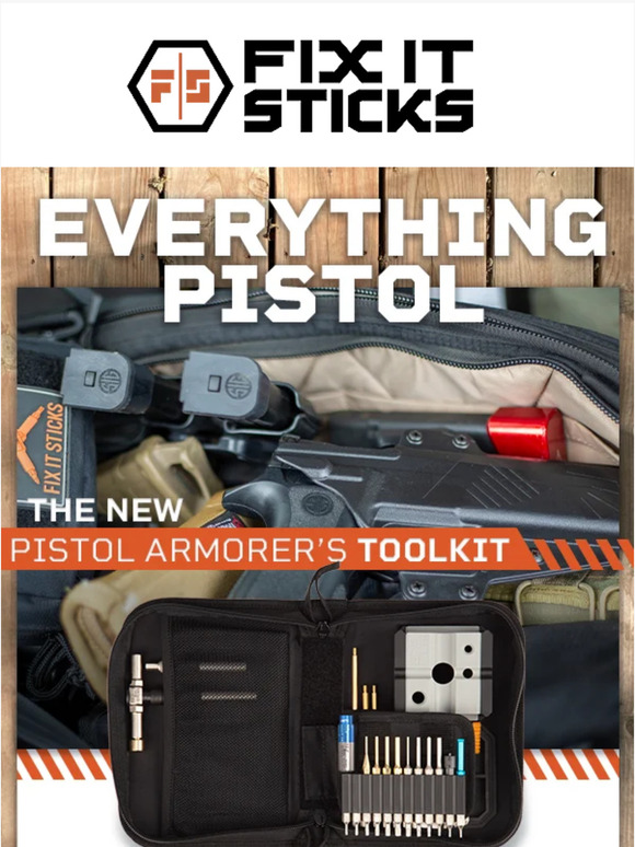 Fix It Sticks: 🚨NEW RELEASE🚨 Pistol Armorer's Toolkit | Milled