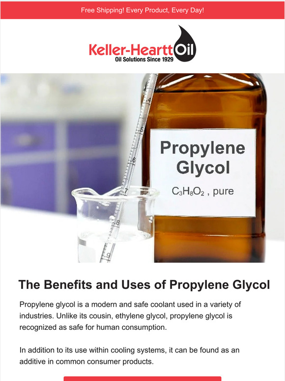 Keller-Heartt: The Benefits and Uses of Propylene Glycol | Milled