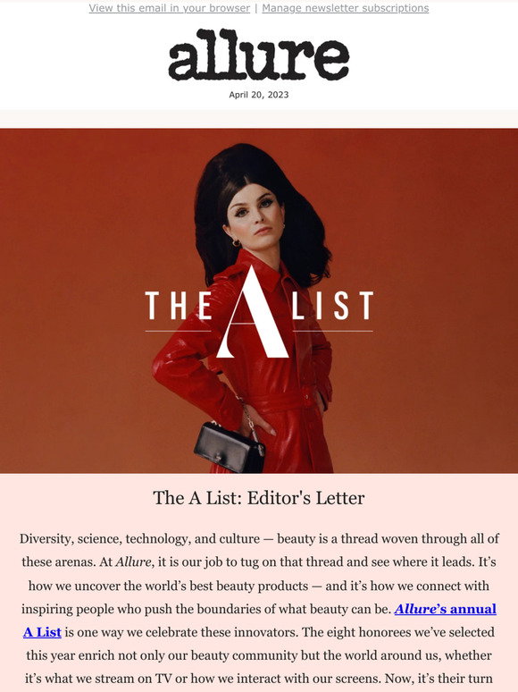 Allure Beauty Box: Allure's 2023 A List Is Finally Here | Milled