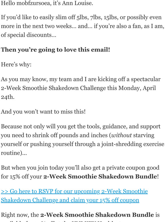 UNI KEY Health: —, your private coupon is inside | Milled