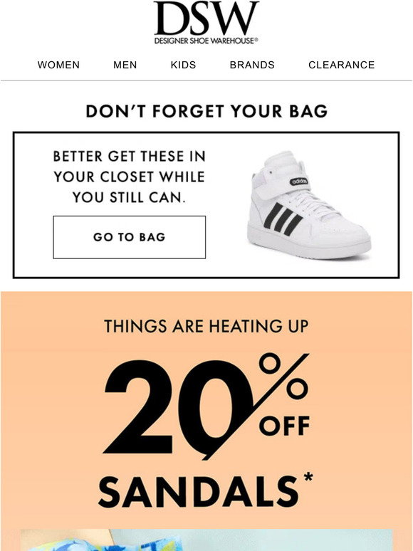 DSW: Get 20% off sandals for you & the kids. | Milled