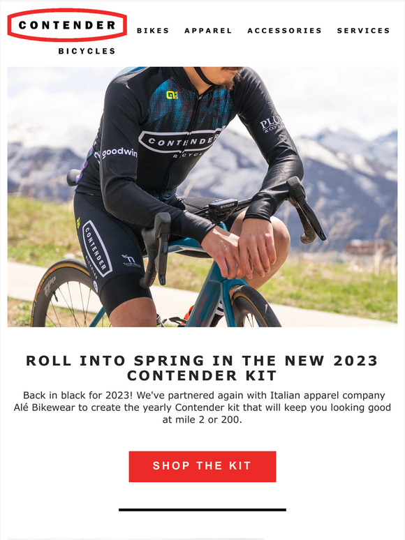 Contender Bicycles: Roll Into Spring In The New 2023 Contender Kit | Milled