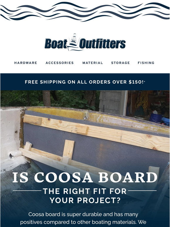 Boat Outfitters: Coosa board for your boat | Milled