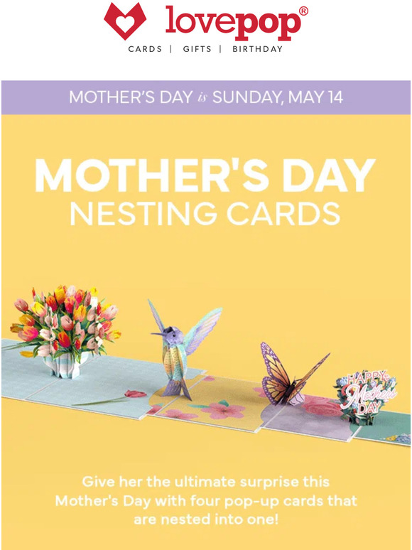 Lovepop Cards: The MOST surprising Mother's Day card! | Milled