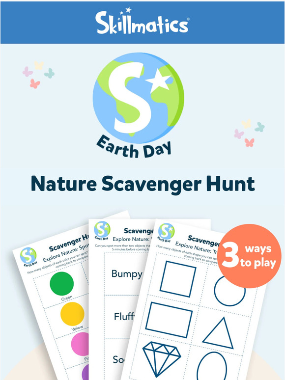 Skillmatics: [FREE Scavenger Hunt]🌱Explore your planet with a scavenger ...