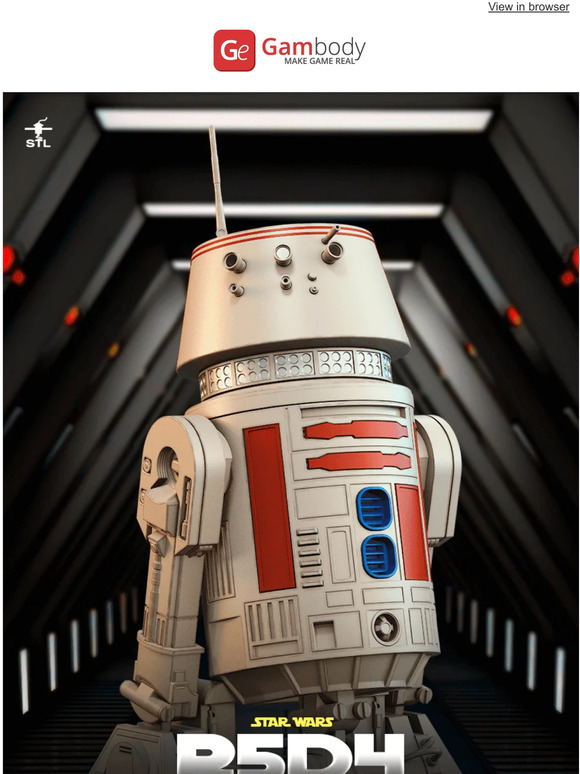 Gambody: The Ultimate R5-D4 Droid 3D Printing Model for True Fans of ...