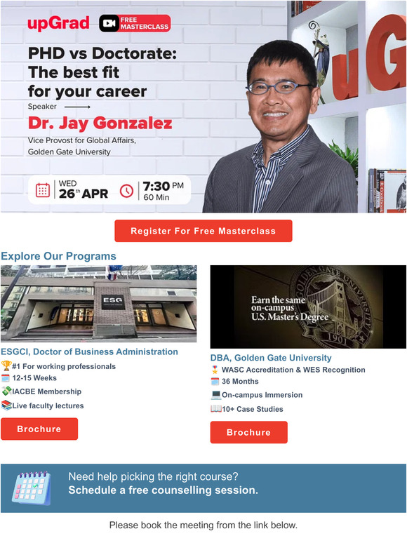 UpGrad: Doctorate vs. PhD: Understanding the Differences | Milled