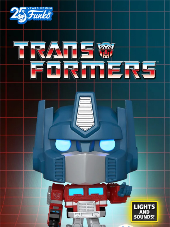 Funko: New Exclusive: Optimus Prime Lights & Sounds | Milled