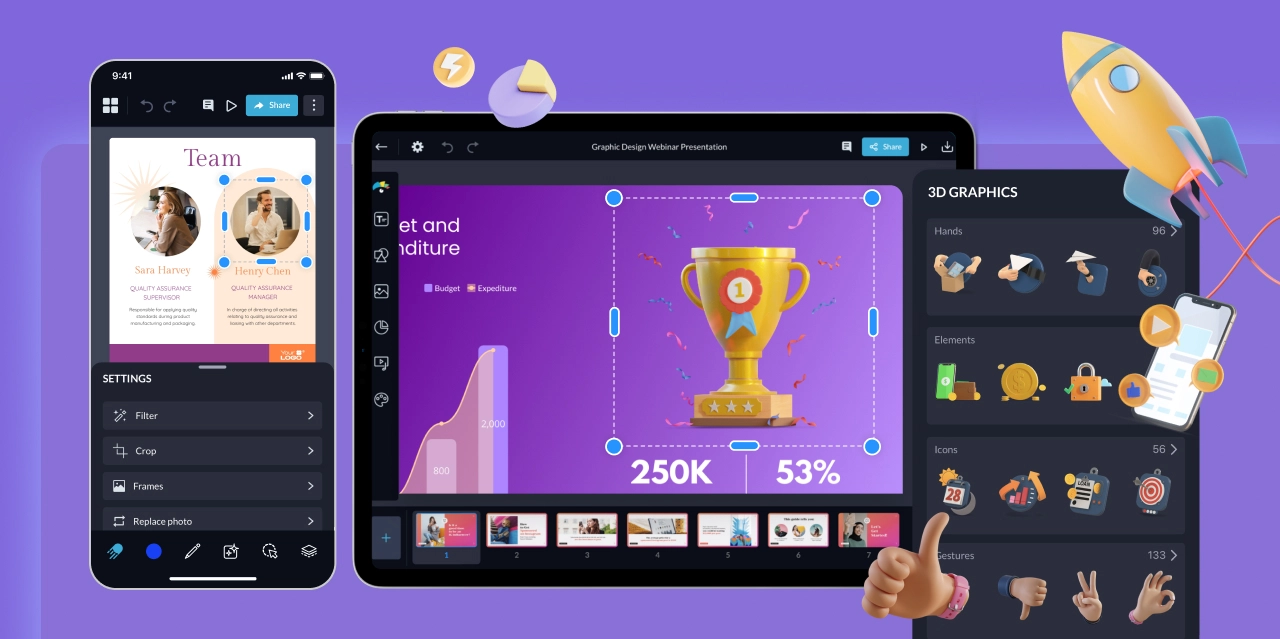 Visme: 📲 Visme iOS app is here! Design anytime, from anywhere | Milled
