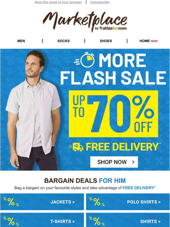 Atlas for Men: Huge discounts on quality clothing | Milled