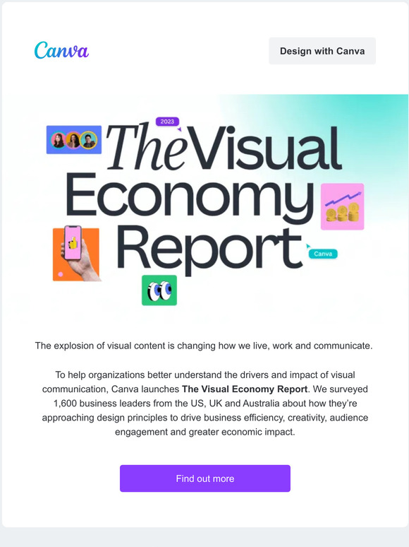 Canva: Canva Introduces The Visual Economy Report | Milled