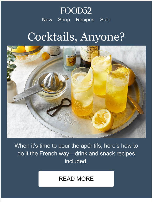 Food52: Cocktail essentials for the happiest hour. | Milled