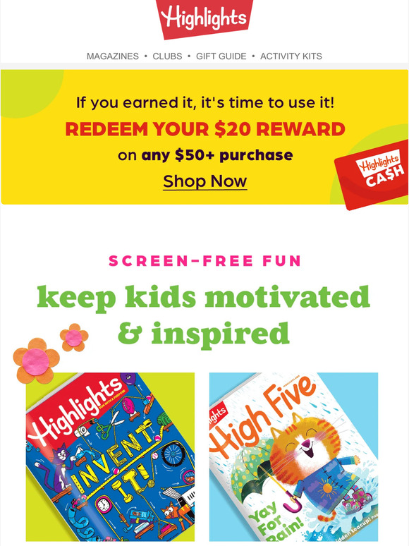 Highlights for Children: "My Highlights is here!” 📬 | Milled