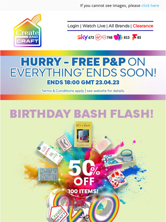 Create and Craft: —, our 20th Birthday may be ending soon, but our ...