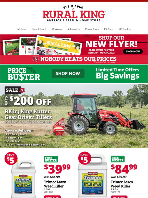Rural King: In The Field, The Garden, Around The Yard - Set Yourself Up ...