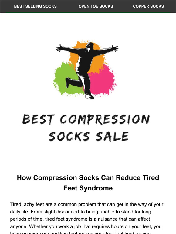 Best Compression Socks: How Compression Socks Can Reduce Tired Feet Syndrome | Milled